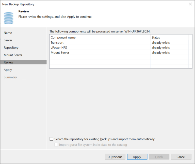 Configurando Repositório Imutável no Veeam Backup & Replication - Pense ...