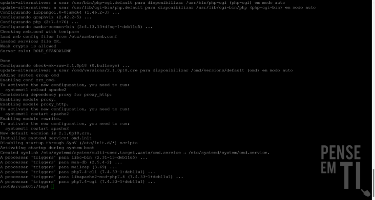 Instalando o Checkmk - Pense em TI